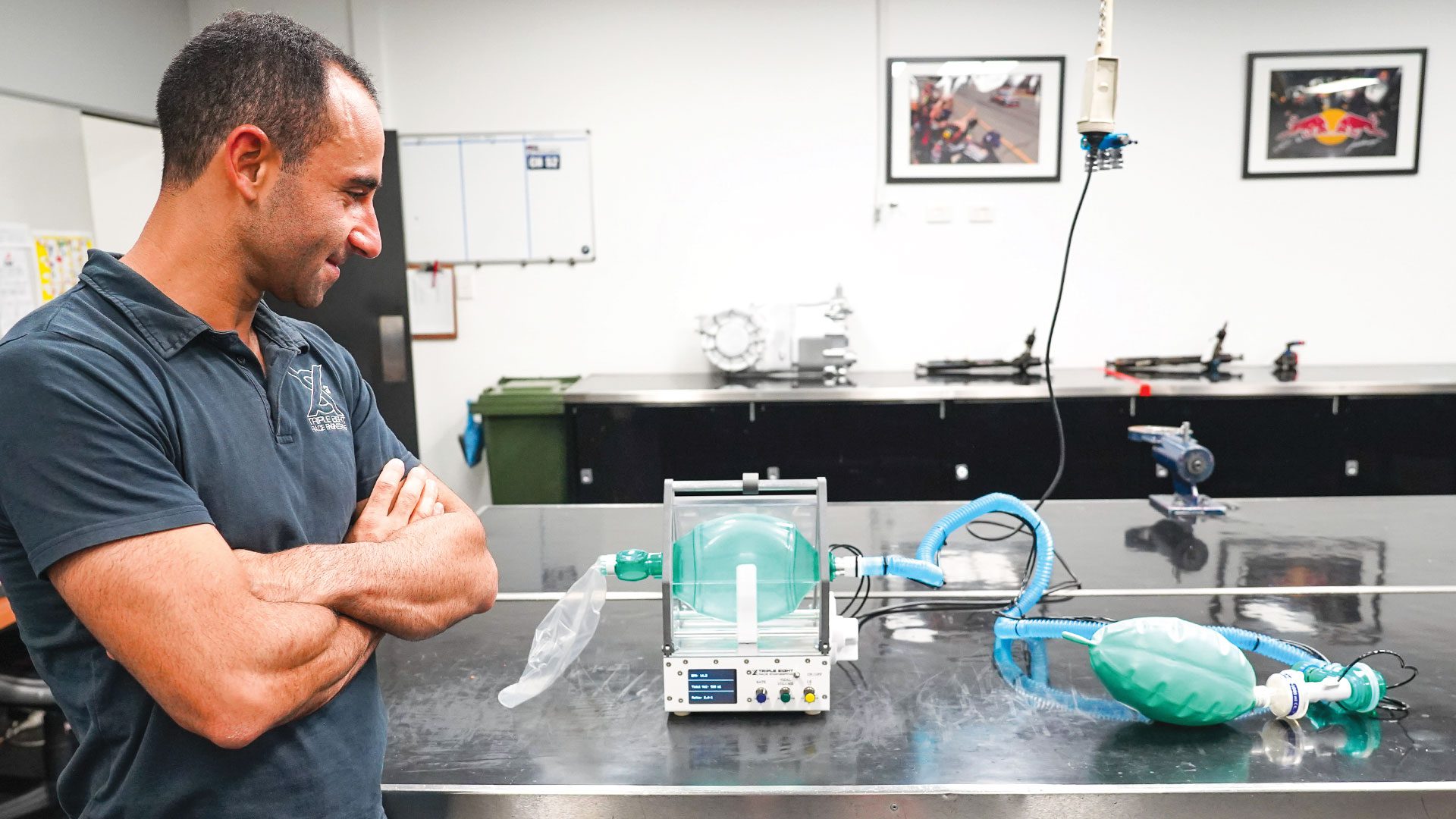 Triple Eight's Ventilator Project - Red Bull Ampol Racing Team