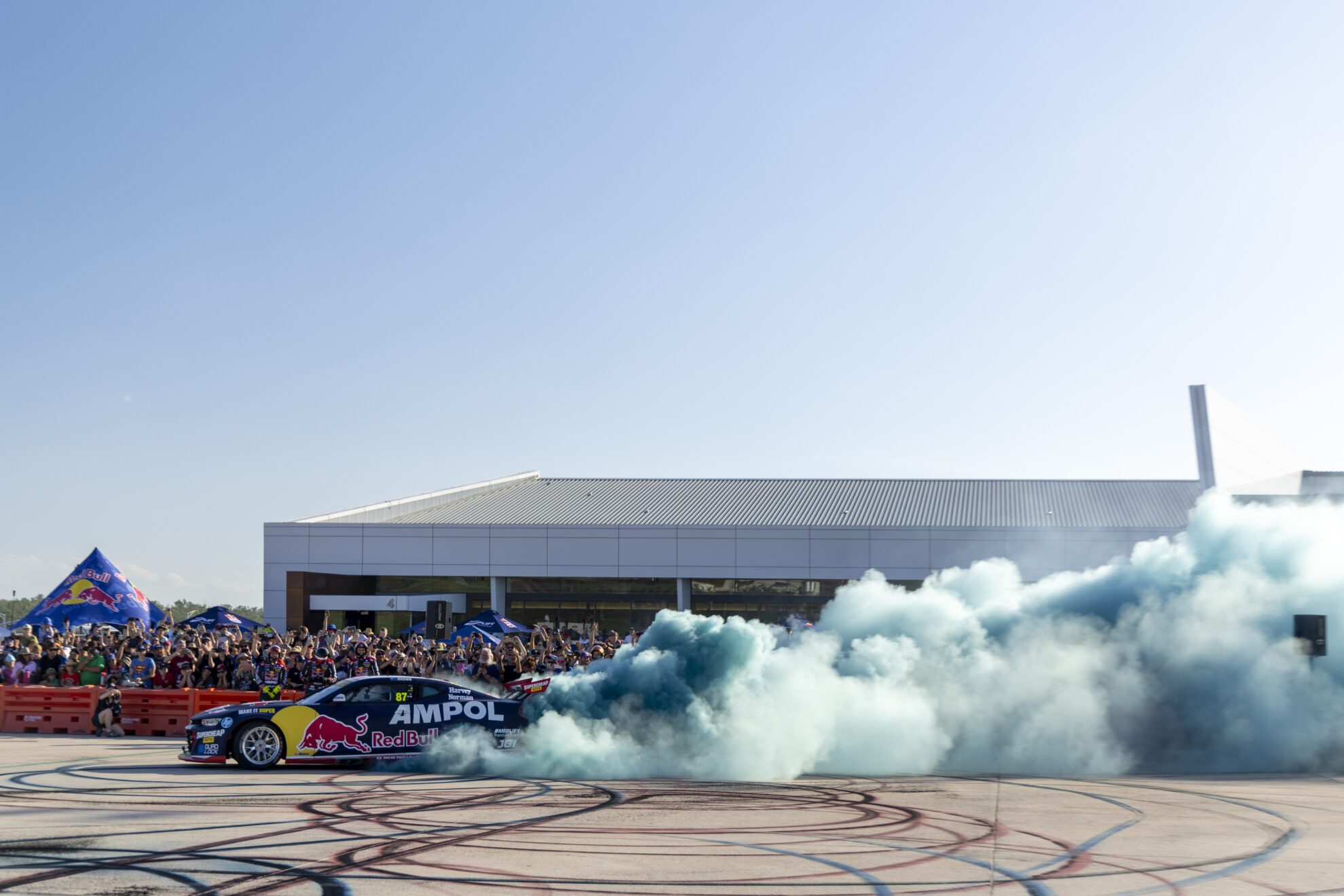 Red Bull Ampol Racing’s 2024 livery ‘lands’ in Toowoomba